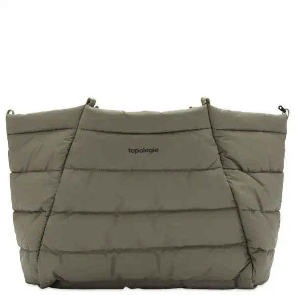 TOPOLOGIE Marche Tote Medium - Moss Puffer | Editorialist